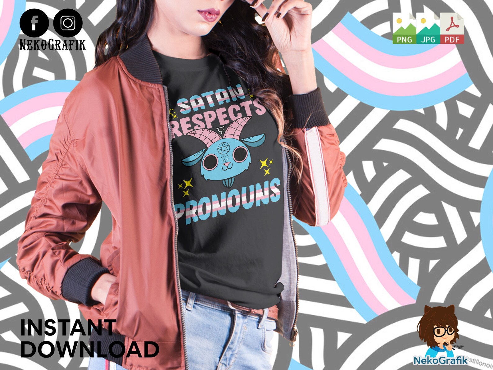 Vector Pride Trans Digital Download Set Printable Lgbtq Template ...