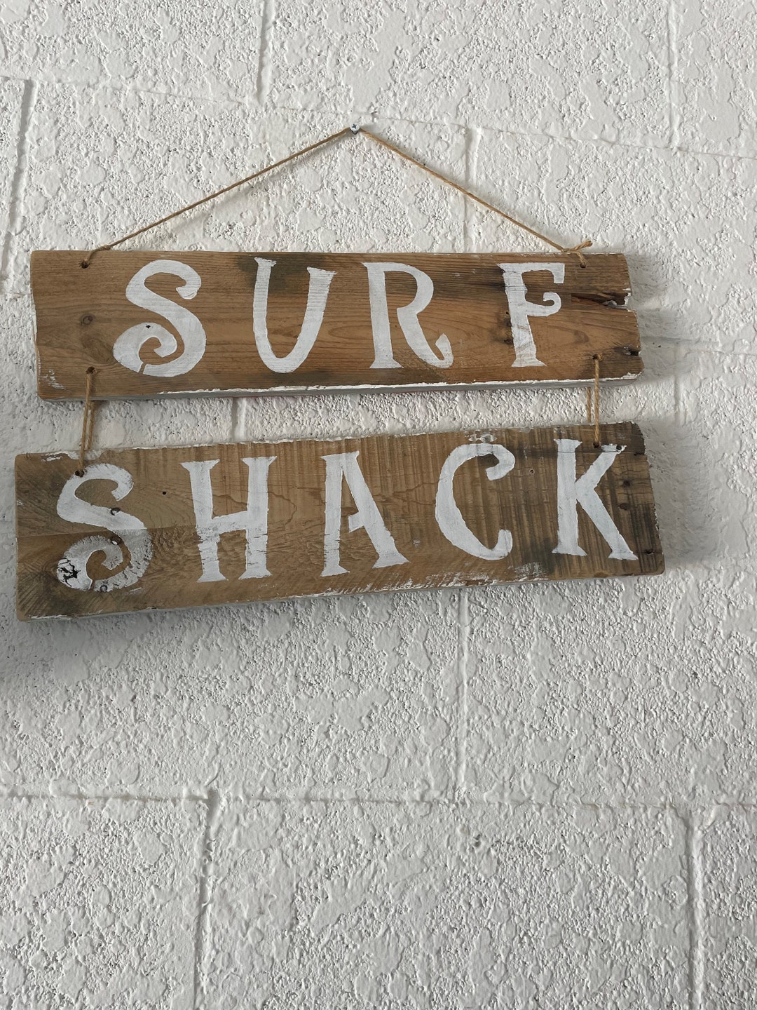 Surf Shack Reclaimed Wood Custom Sign | Relax | Craft | Rustic Sign ...