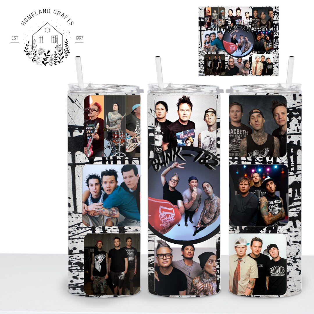 Punk Rock 20 Oz. Skinny Tumbler PNG Wrap, Sublimation Design, Instant ...