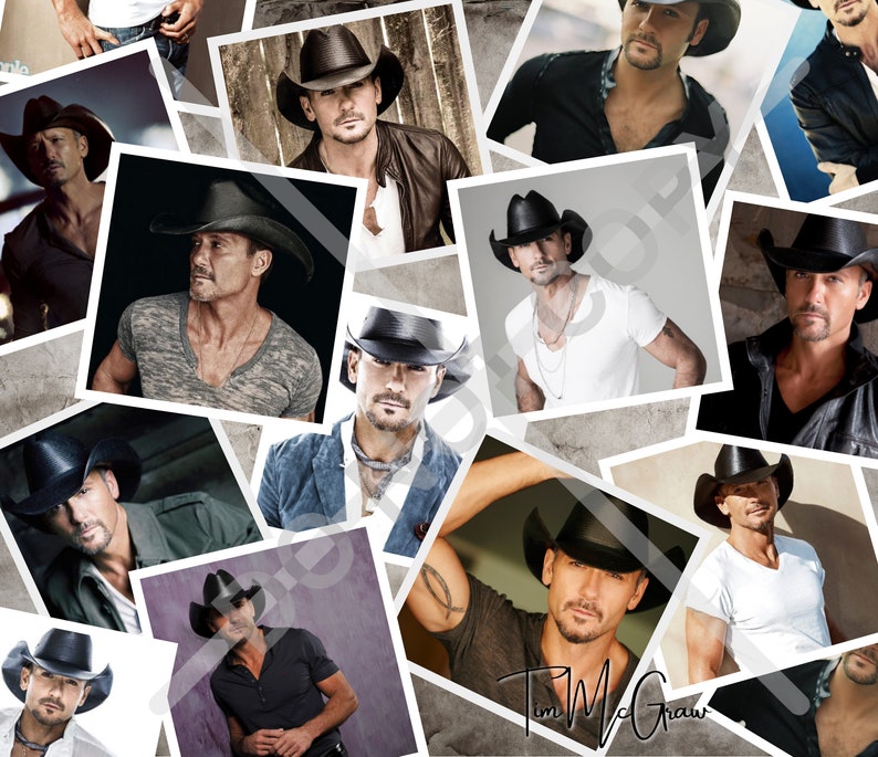 Male Country Singer 20oz Skinny Tumbler Sublimation Designs - Etsy