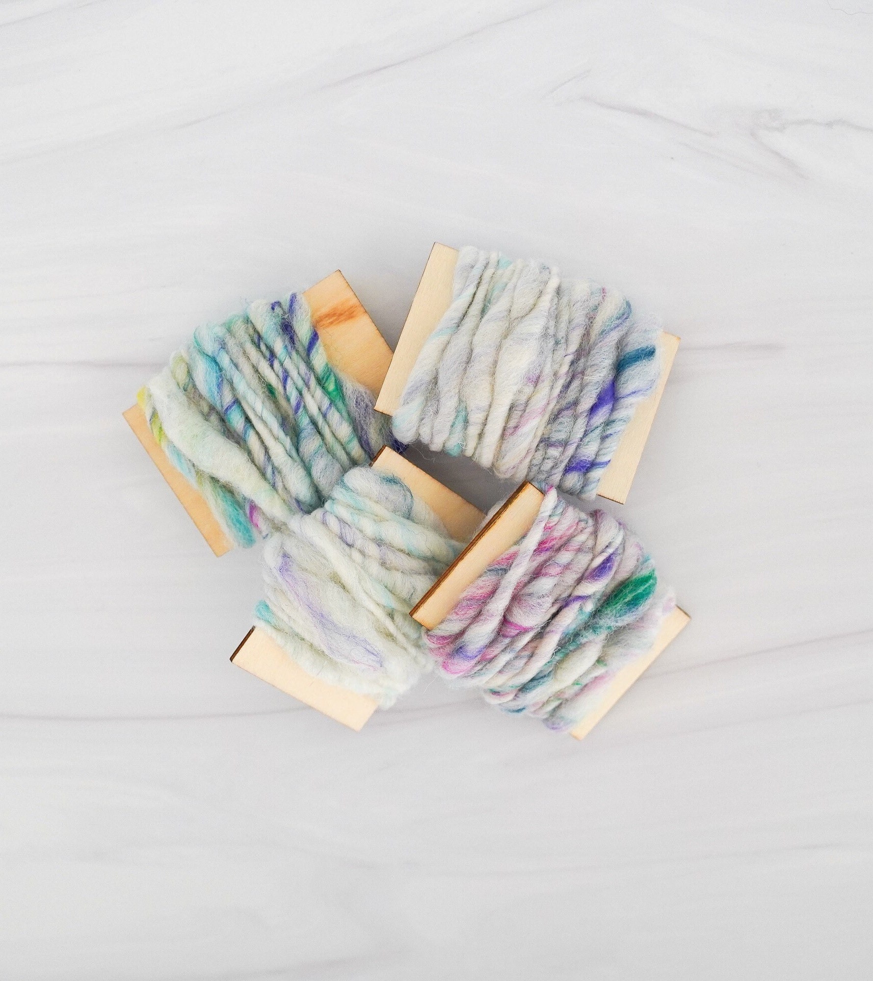 Rainbow Wool Old-fashioned Yarn / Gift Wrap Ribbon / Gift - Etsy