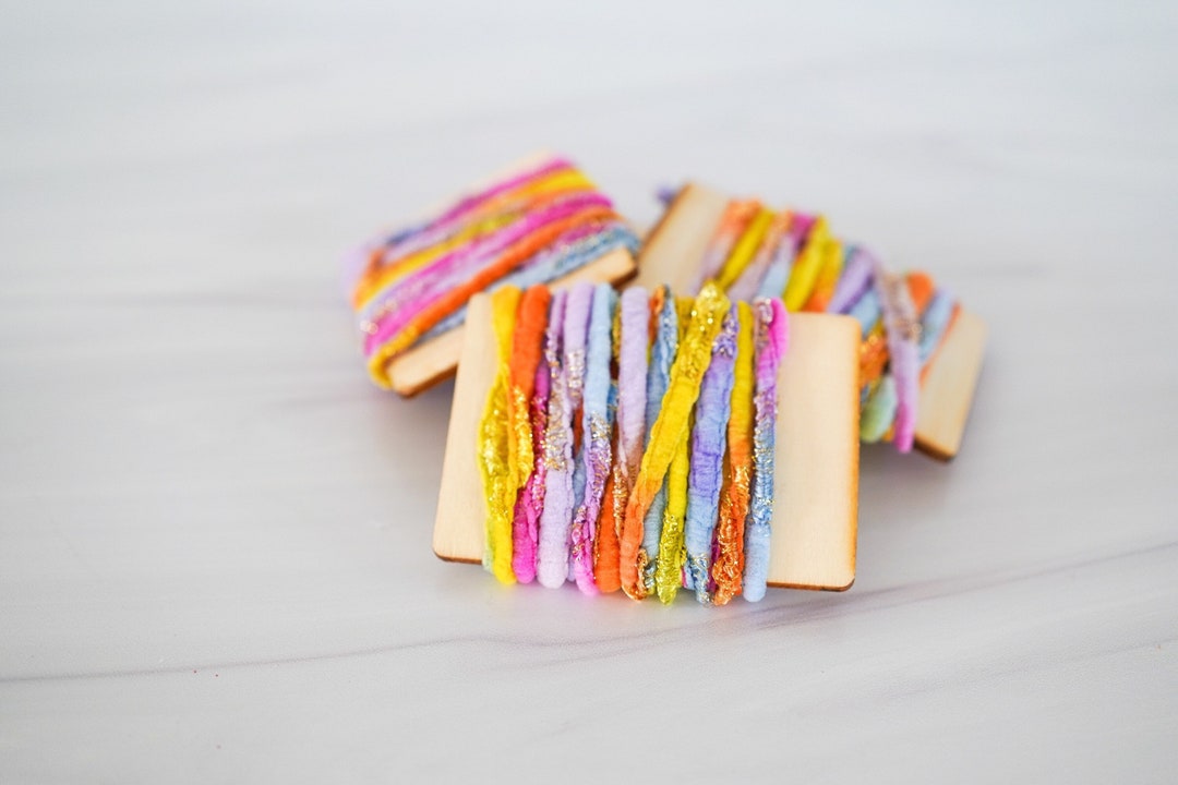 Chenille Metallic Pastel Yarn Ribbon / Gift Wrap Ribbon / Gift ...