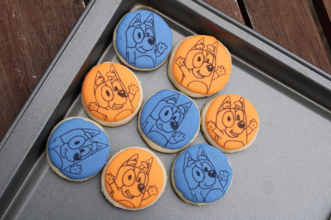 Bluey and Bingo Sugar Cookies 1 Inch - Etsy