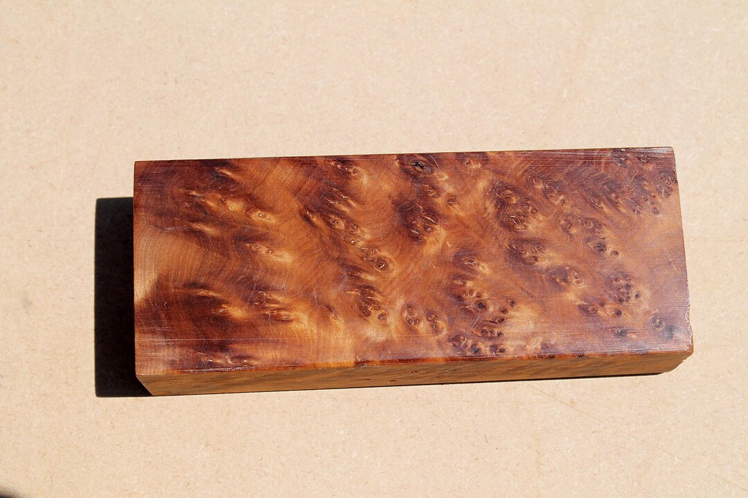 Stabilized Juniper Burl Wood Knife Block - Etsy