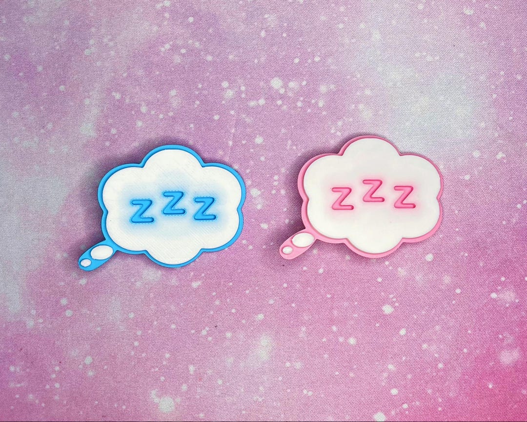 Anime Sleepy ZZZ Emote Hair Clip, Sleepy Barrette - Etsy