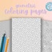 10 Printable Patterns Coloring Pages, A4 PDF Coloring,shapes Coloring ...