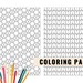 10 Printable Patterns Coloring Pages, A4 PDF Coloring,shapes Coloring ...