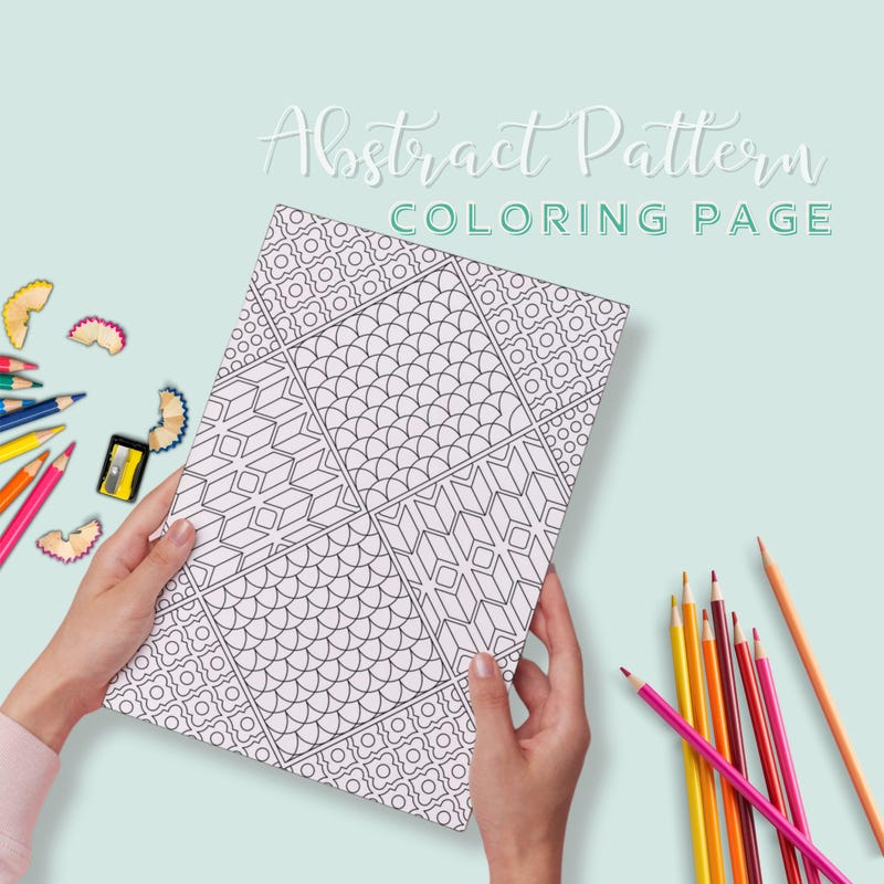 Monochrome Coloring Pages - Etsy