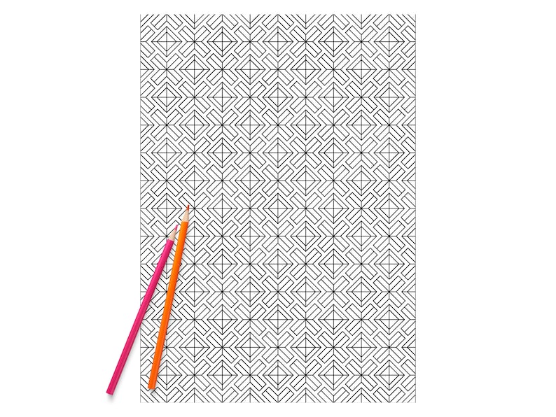 Coloring Pages Geometric Pattern Colouring Pages Printable Coloring ...