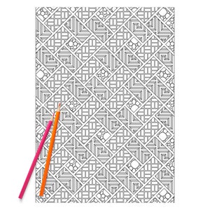 Zendoodle Geometric Art PDF Coloring Different Geometric - Etsy