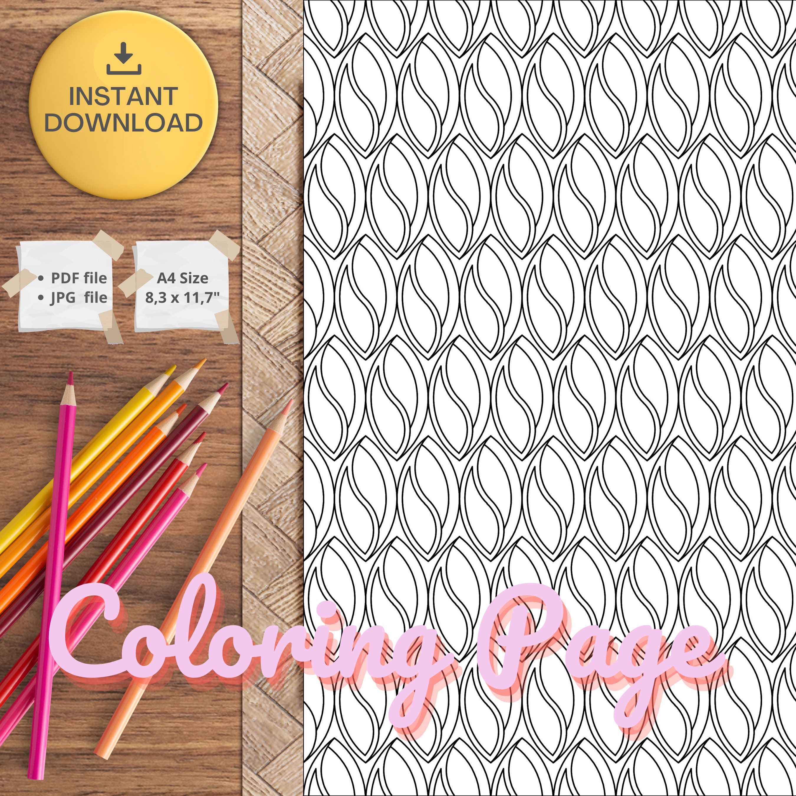 Mind Healing Coloring Page, Therapeutic and Self Care Meditation ...