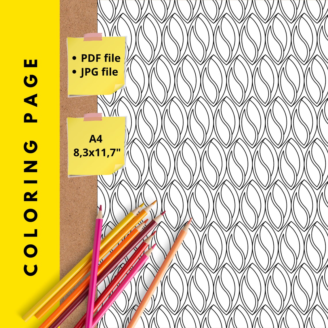 Mind Healing Coloring Page, Therapeutic and Self Care Meditation ...