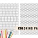 10 Printable Patterns Coloring Pages, A4 PDF Coloring,shapes Coloring ...