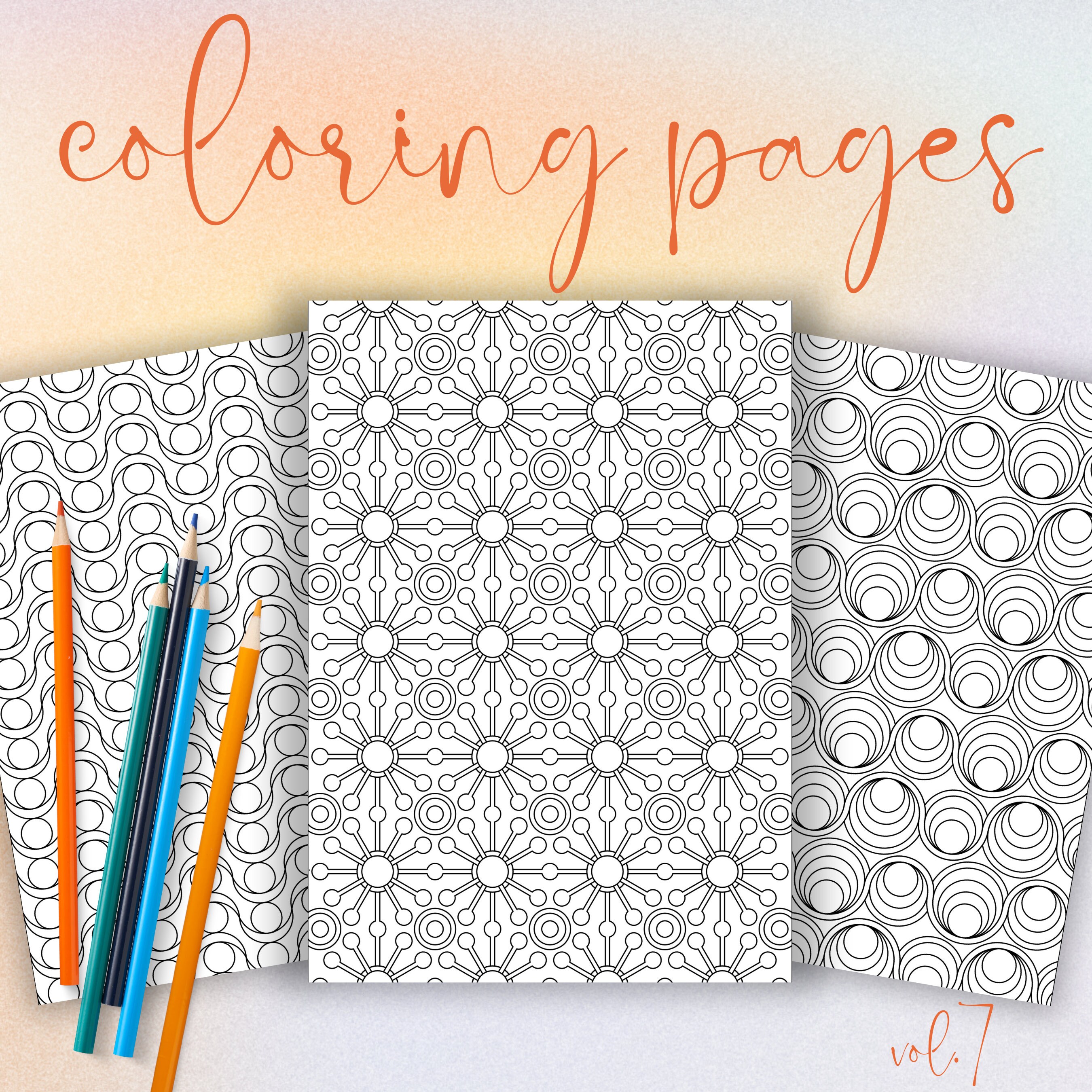 Geometric Design Adult Colouring Book, Geometric Shapes and Pattern ...