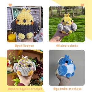Chonky Cockatiel Crochet Pattern | PDF, Digital, Instructions ...