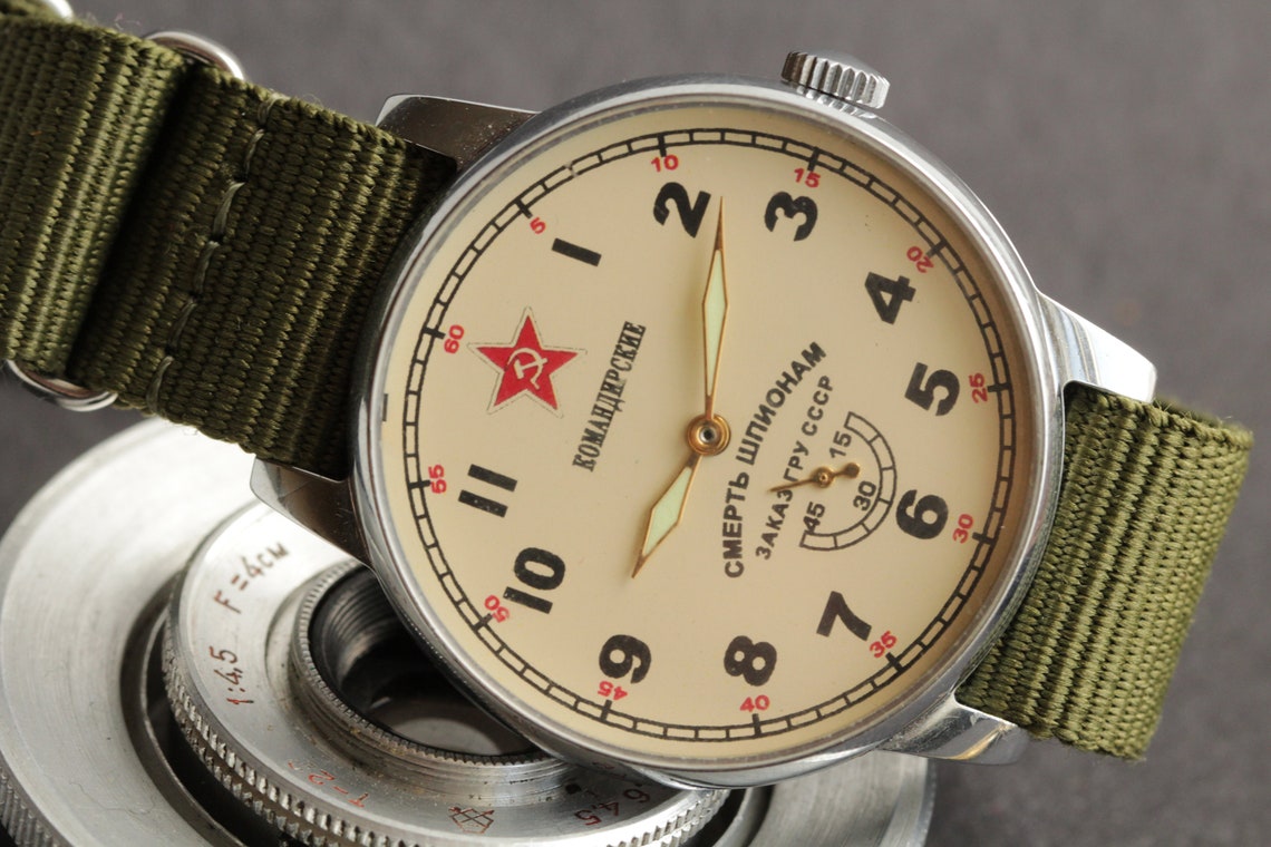 Men's Wrist Watch Smersh Soviet Wristwatch Raketa Watch | Etsy