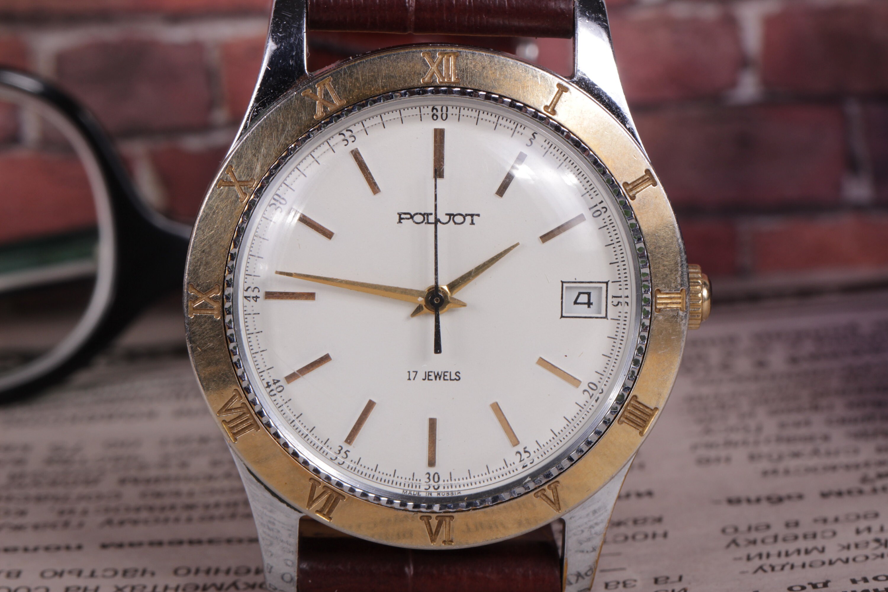 Poljot Aviator Gold Plated Mens watch Vintage rare watch | Etsy