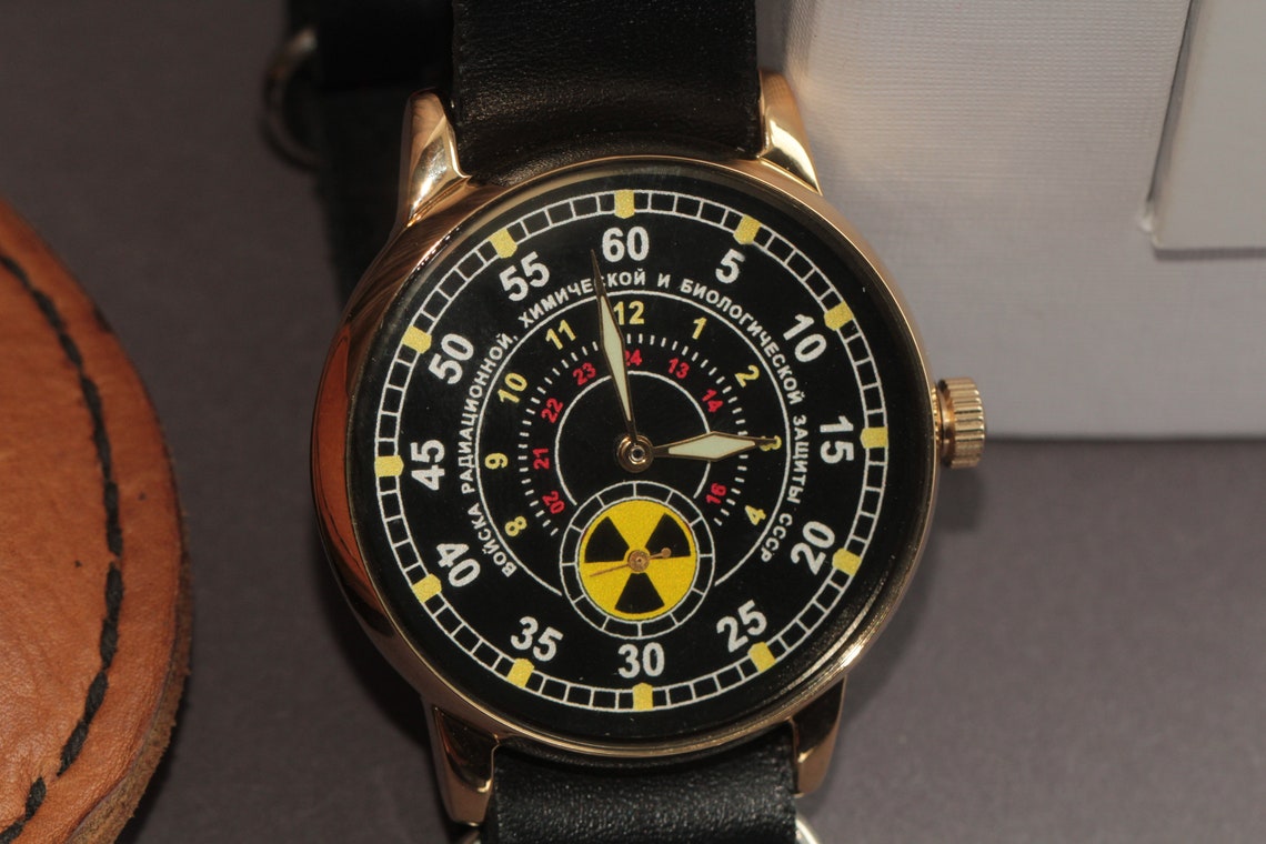 0 Radiation watch Soviet watch Raketa Russian watch | Etsy