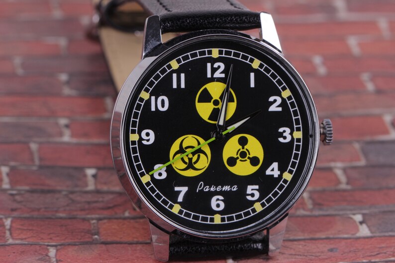 Exclusive Soviet Watch Raketa Radiation Troops Vintage - Etsy