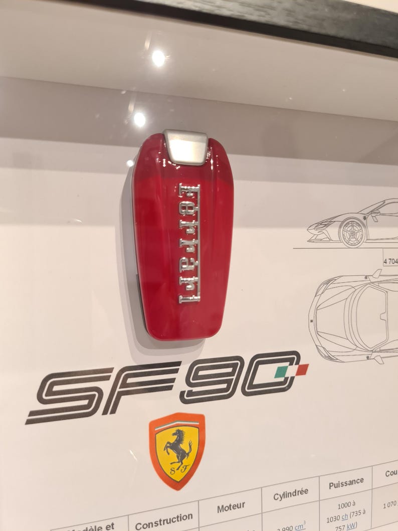 Ferrari Sf90 Key Frame - Etsy