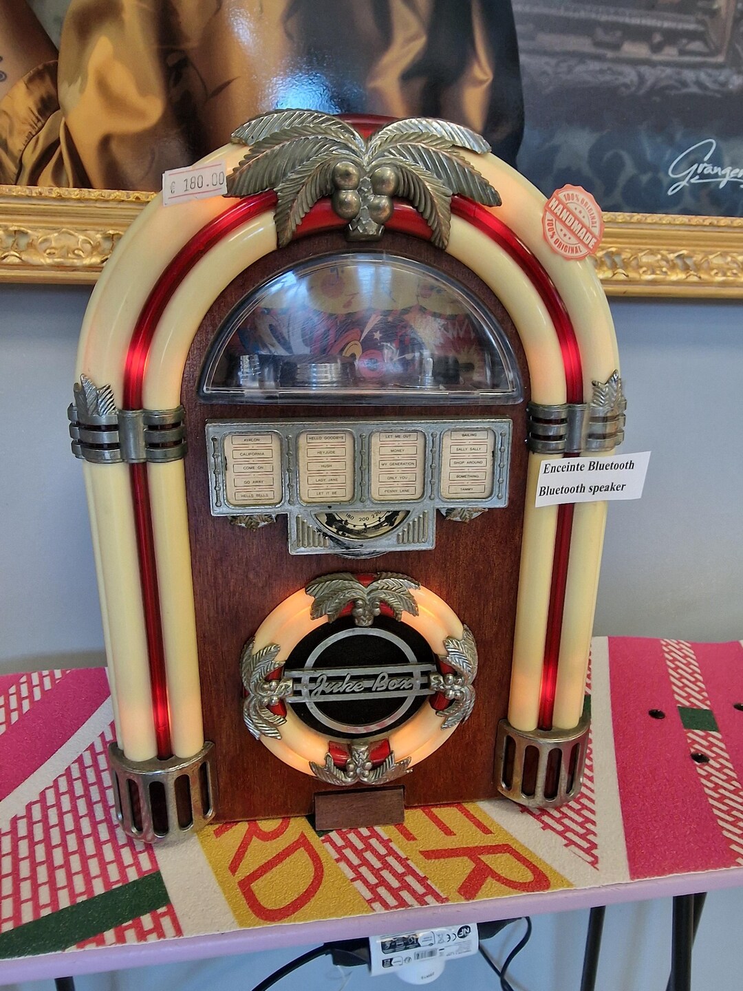 Vintage Jukebox Style Radio – Compact Bluetooth Speaker With Backlight ...