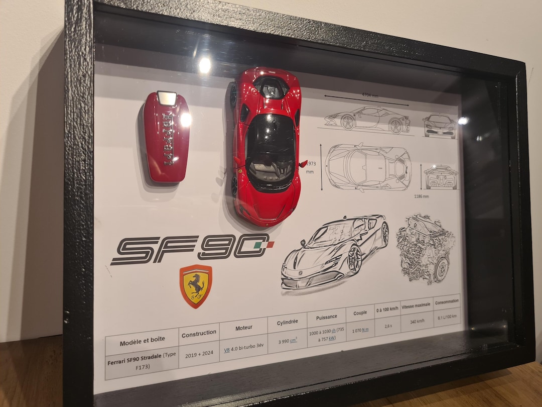 Ferrari Sf90 Key Frame - Etsy