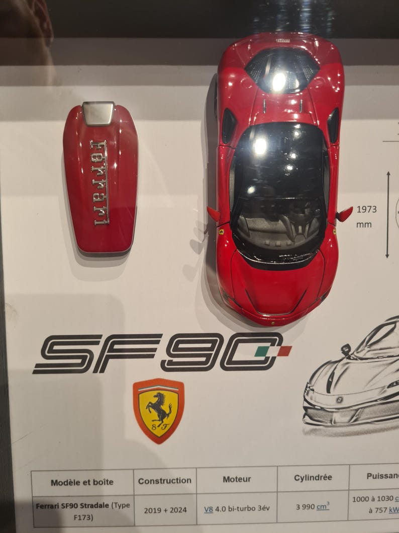 Ferrari SF90 Key Frame - Etsy
