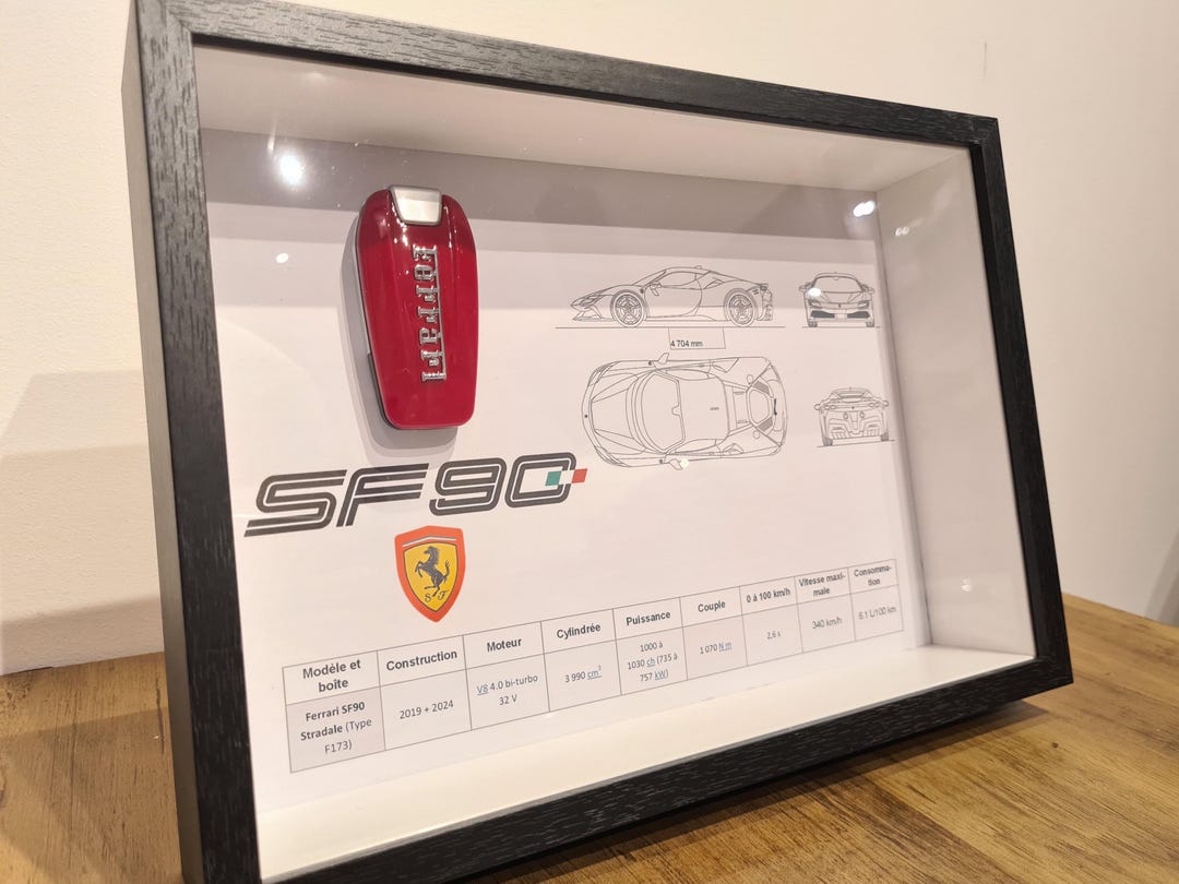 Ferrari Sf90 Key Frame - Etsy