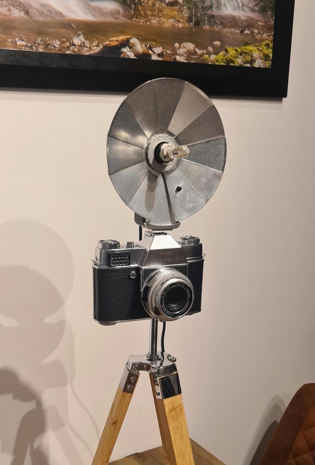 Kodak Automatic Camera Lamp Wooden Tripod - Etsy
