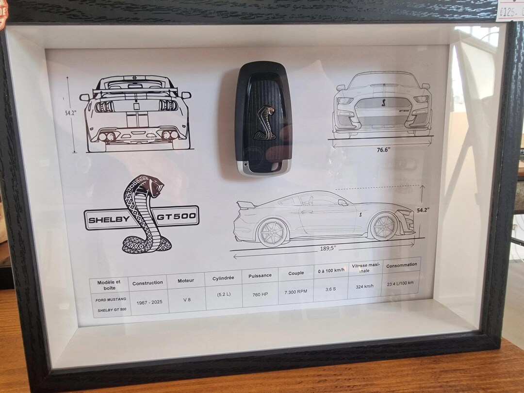 Mustang Shelby Gt500 Key Frame - Etsy