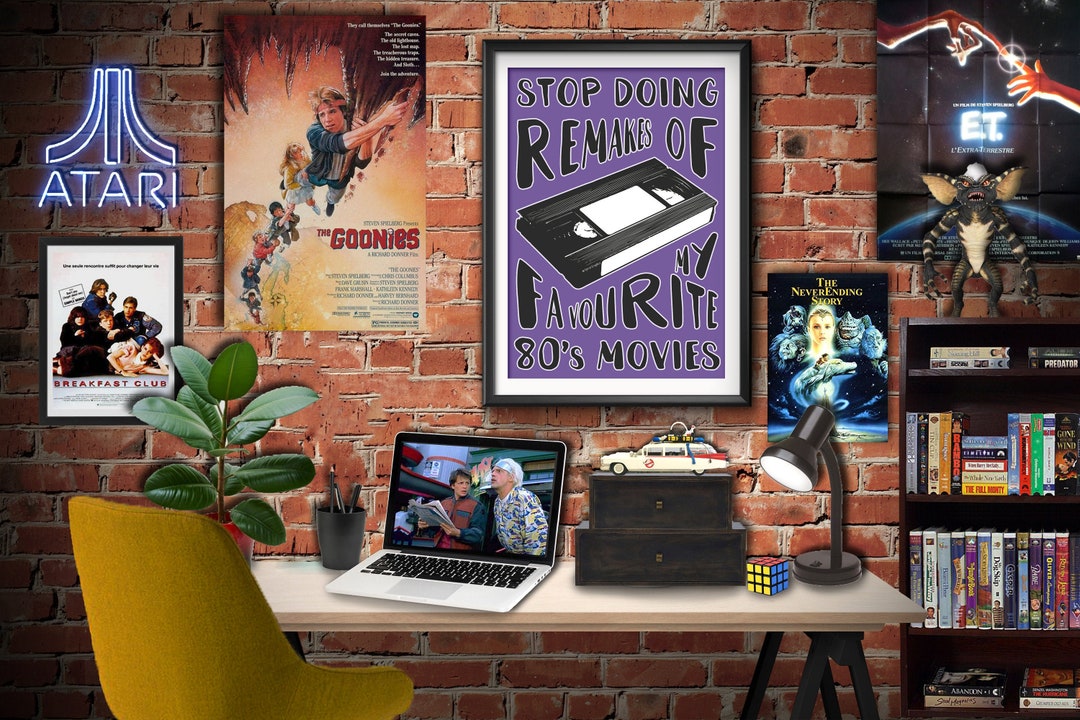 Printable Poster STOP DOING REMAKES Color of Your Choice vhs, 80s ...