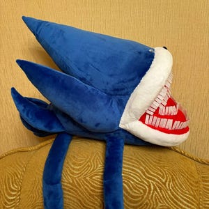 Shin Sonic Custom Plush , Handmade Plushie, Custom Stuffed Animal ...