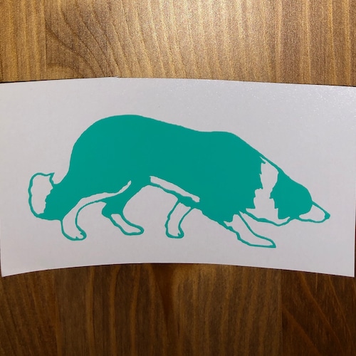 Border Collie Vinyl Decal Sticker Laptop Decal Car Decal - Etsy