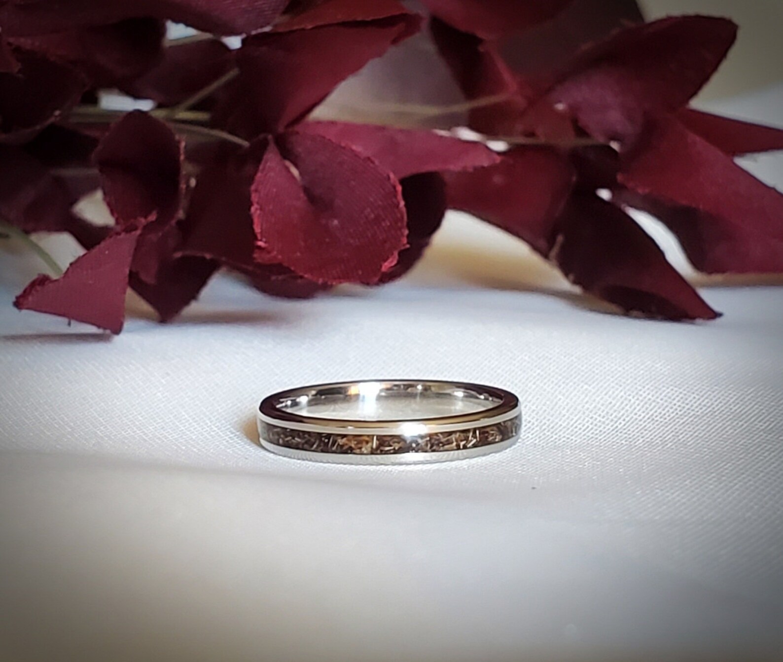 Memorial Cremation Ring Single Channel-stainless Steel - Etsy