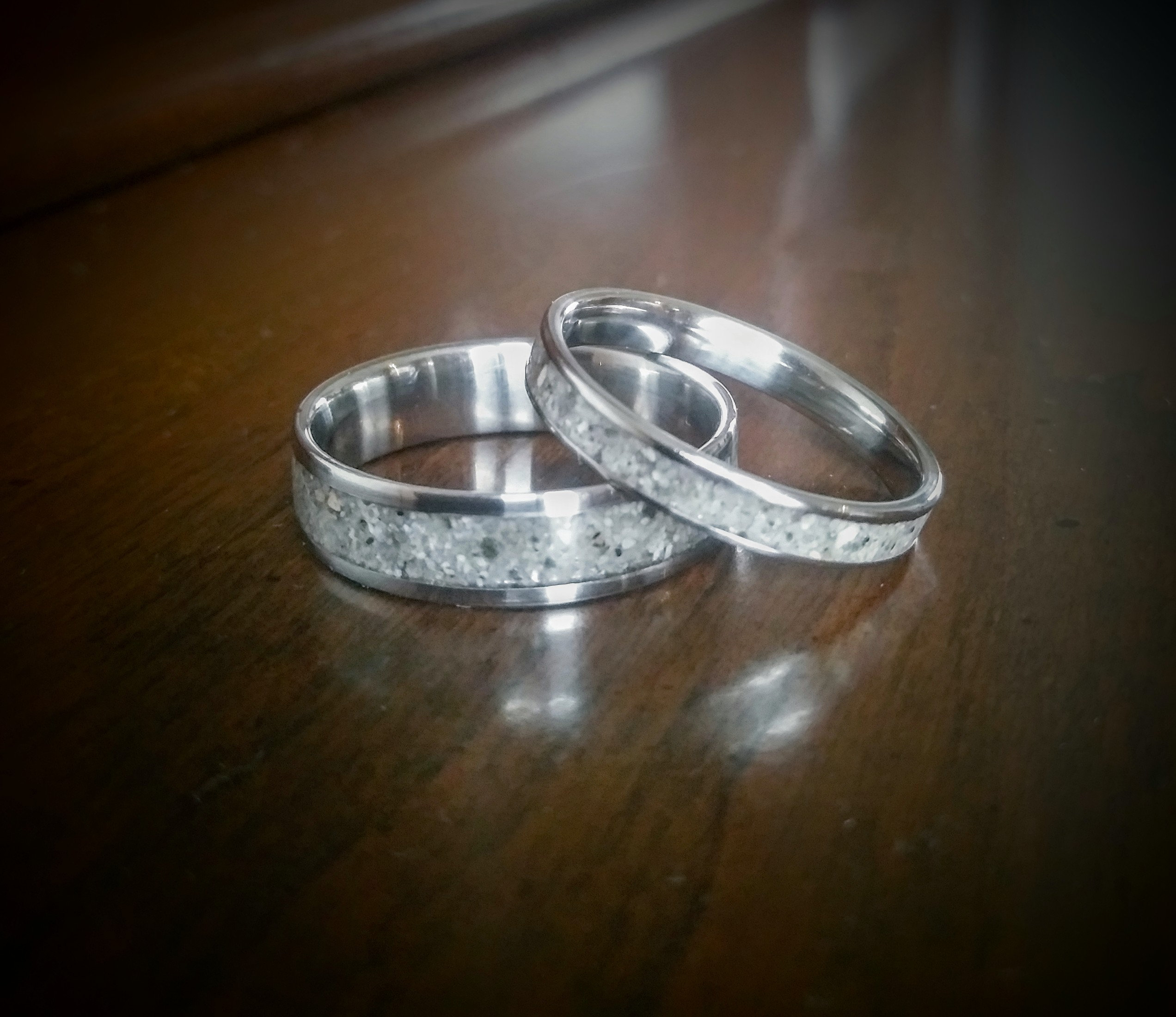 Beach Sand Ring Wedding Bands Sand Rings Stainless Steel - Etsy