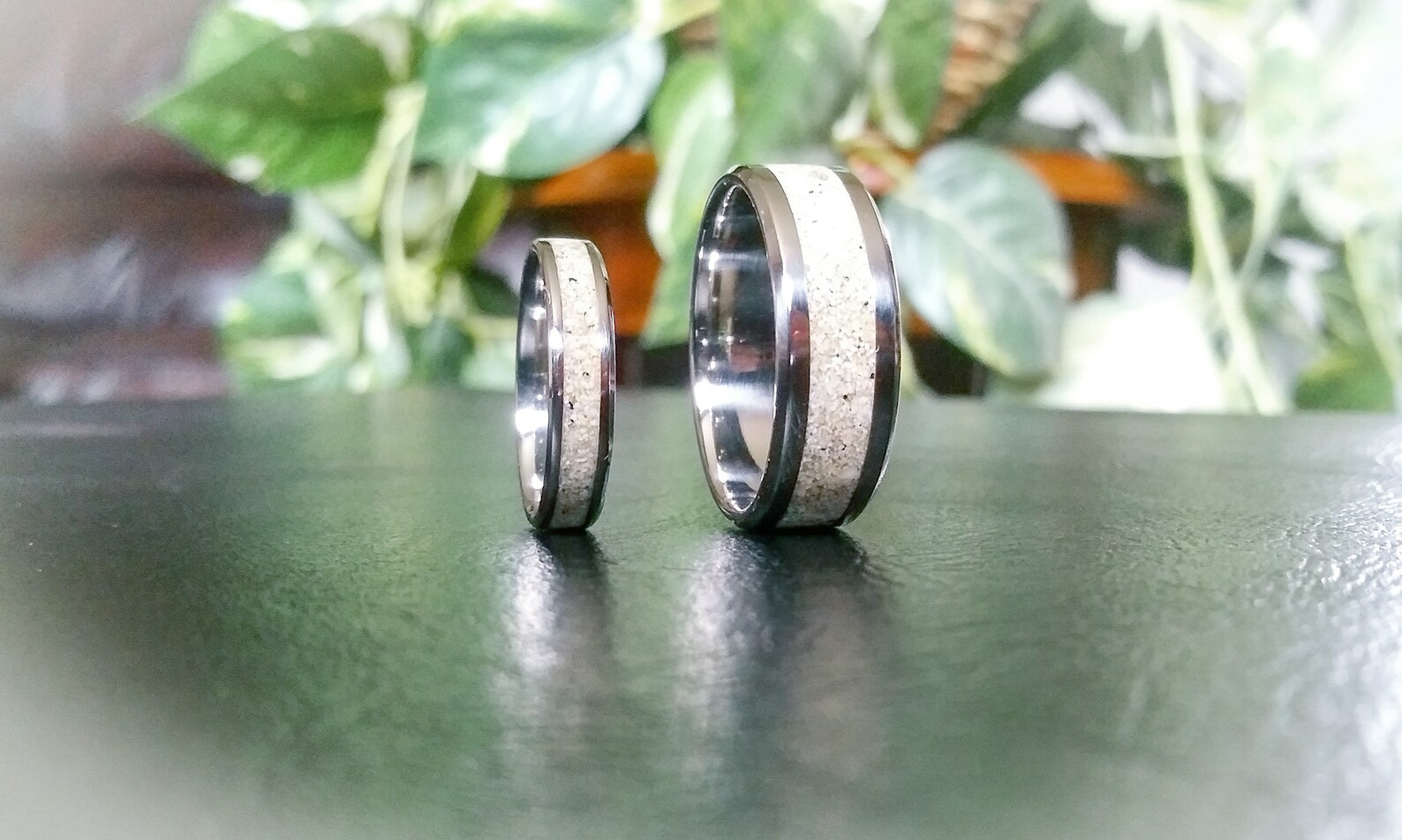 Beach Sand Ring Wedding Bands Sand Rings Stainless Steel - Etsy
