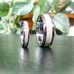 Beach Sand Ring Wedding Bands Sand Rings Stainless Steel - Etsy