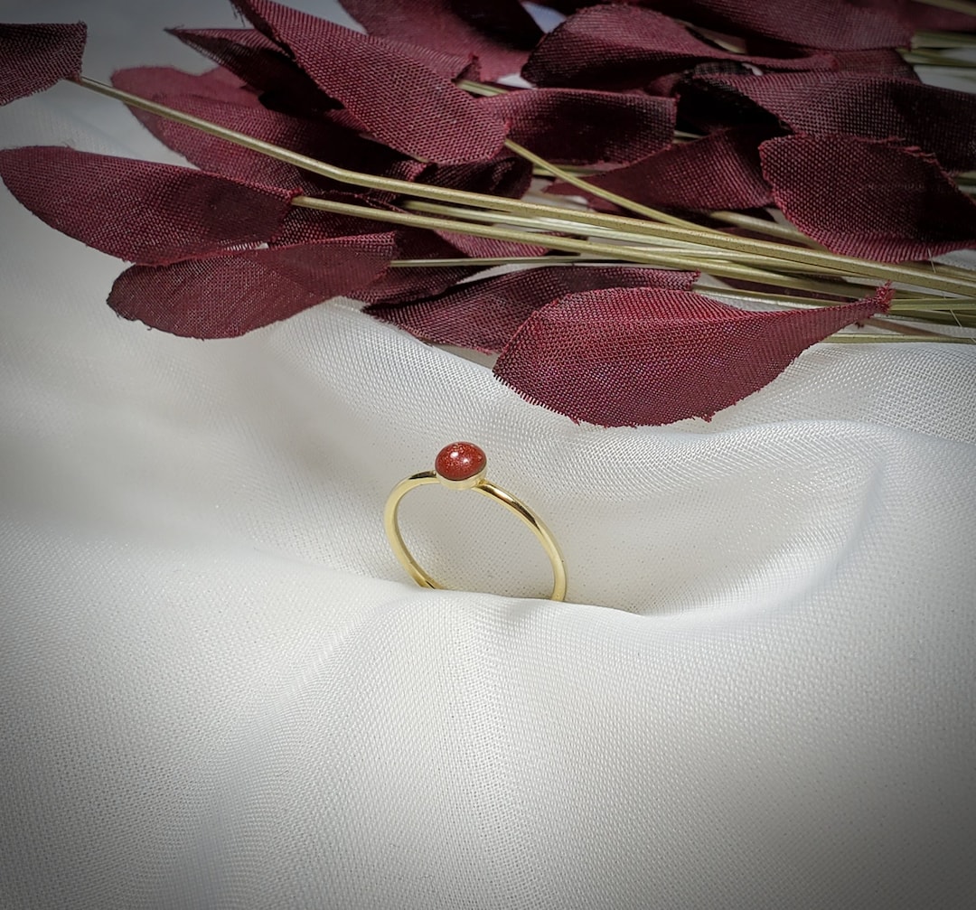 10k "solid" Gold/rose Gold Cremation Ring - Stacking Ring - Urn Jewelry ...