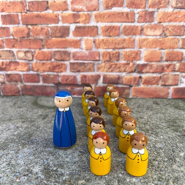 Peg Doll Madeline - Etsy