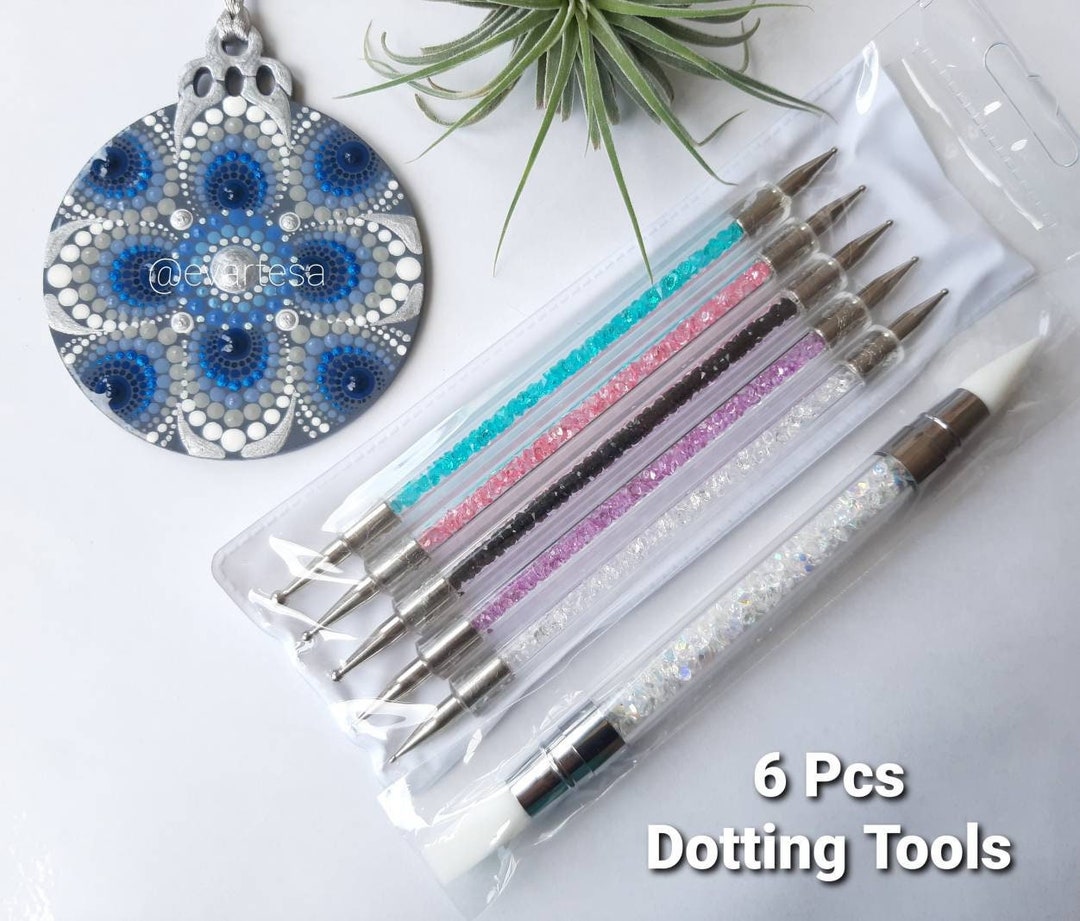 Set of 6 Dual Tip Stylus Dotting Tools for Mandala Art Painting ...
