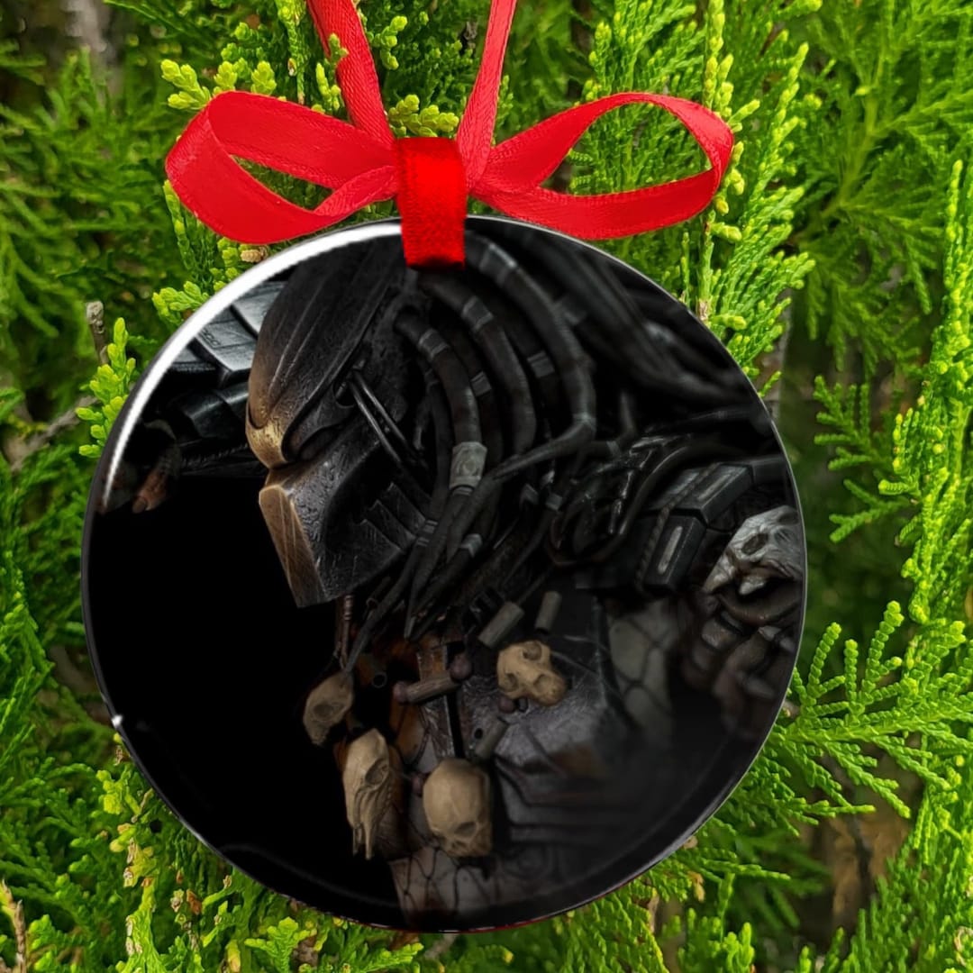 Predator Personalized Christmas Ornaments, Movie Lover Custom Gift ...