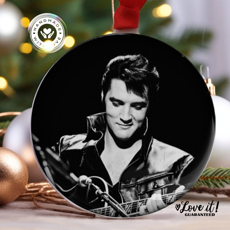 Elvis Guitar Ornament - Etsy