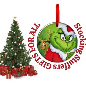 Grinch Christmas Personalized Ornaments, Custom Gift, Year ...