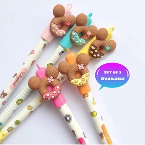 Disney Pens, Donut Mickey Mouse Ears, Bear Character Autograph Pens DCL ...