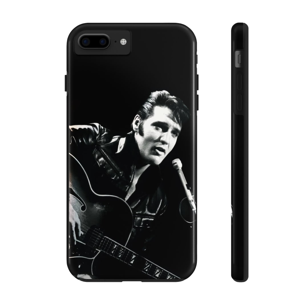 Elvis Presley iPhone Case, Aesthetic Vintage Phone Cases With Elvis Presley the King of Rock and ...