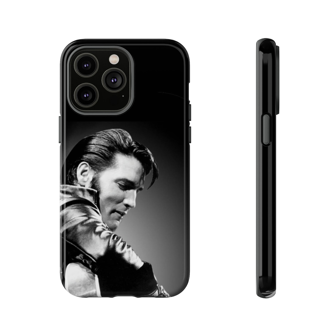 IPhone Elvis Presley Singing Custom Phone Case, Black and White ...