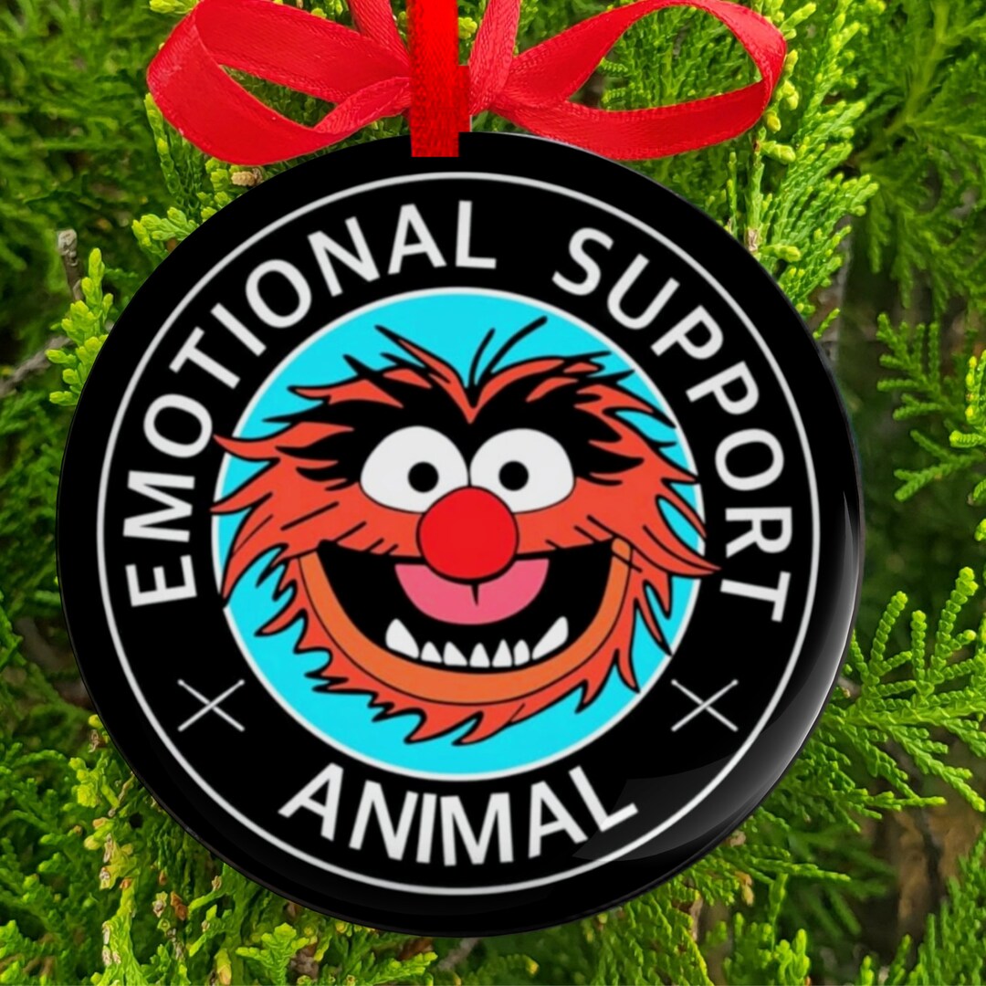 The Muppets Animal Christmas Ornaments, Animal Emotional Support ...