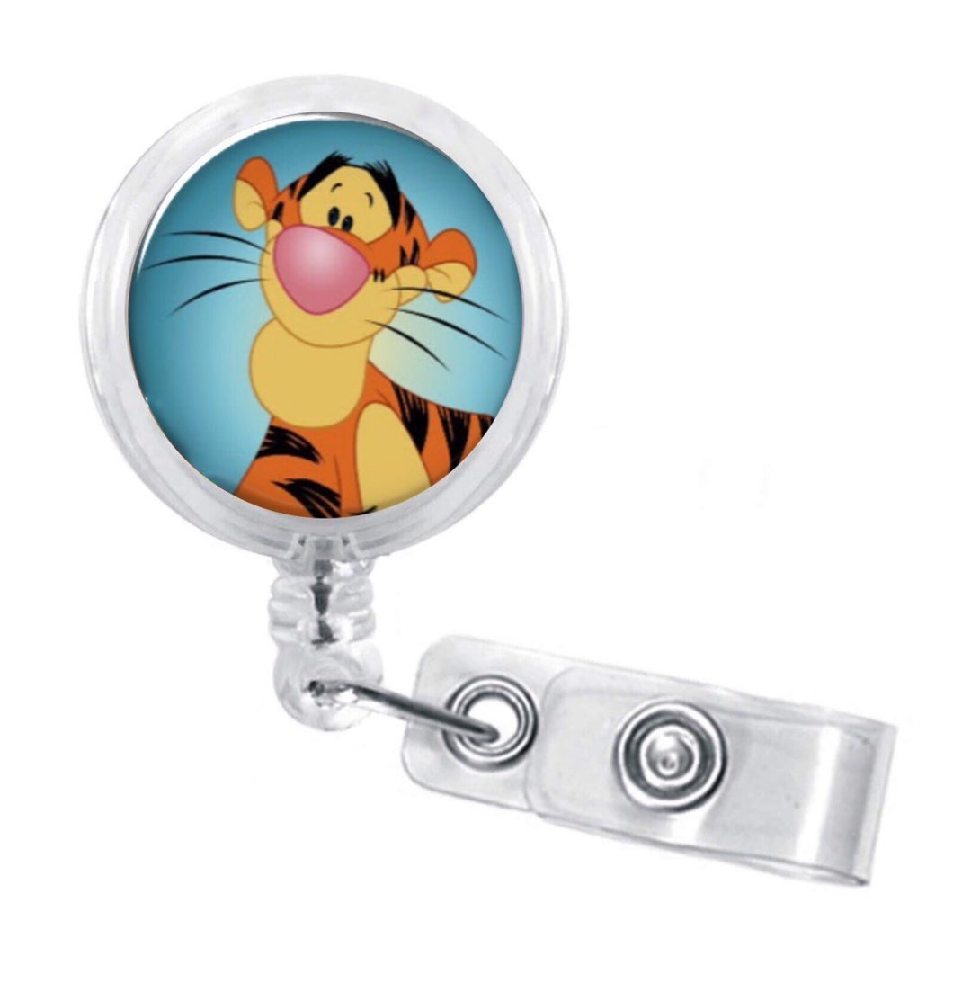 Tigger Disney's Winnie the Pooh Retractable Swivel Nurse Badge Reel ...