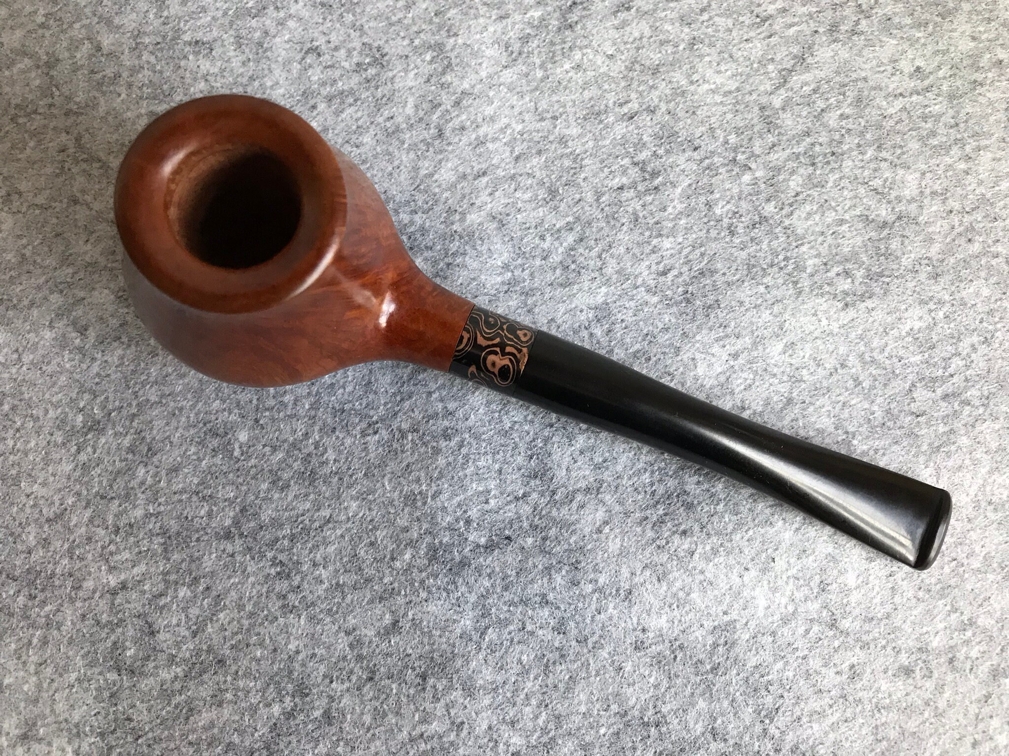 Briar Burl Mokume Pipe With Vulcanite Stem - Etsy