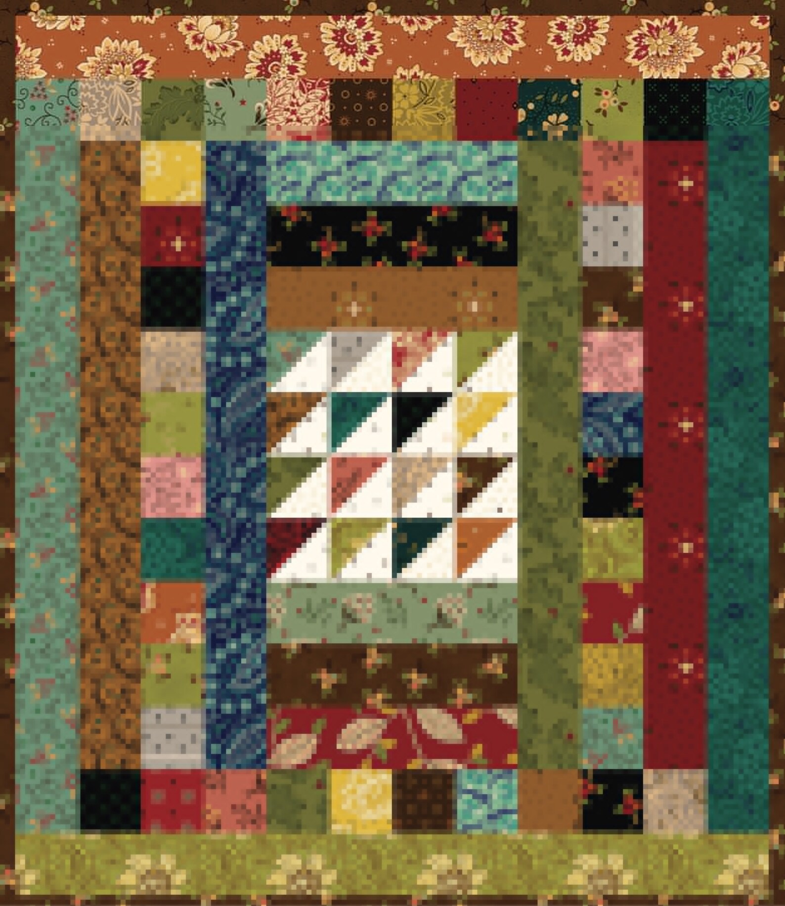 Tucked Away Quilt Kit by Kim Diehl - Etsy